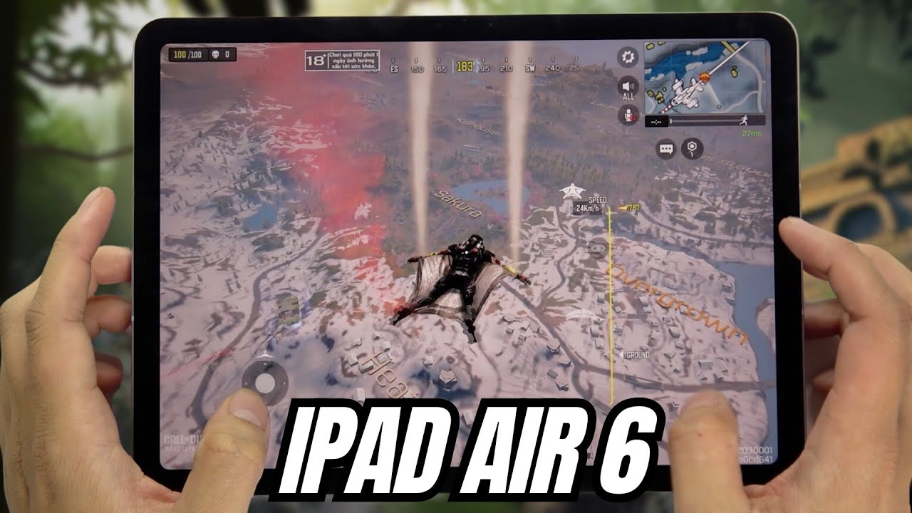 iPad Air 6 2024 test game Call of Duty Mobile CODM | Apple M2 - YouTube