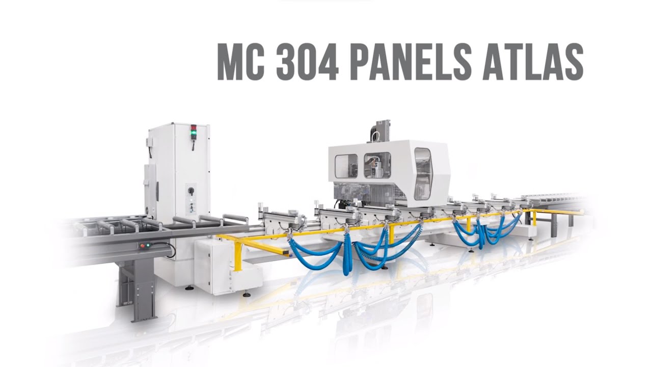 MC 304 Panels Atlas, the CNC milling machine by Mecal Machinery - YouTube