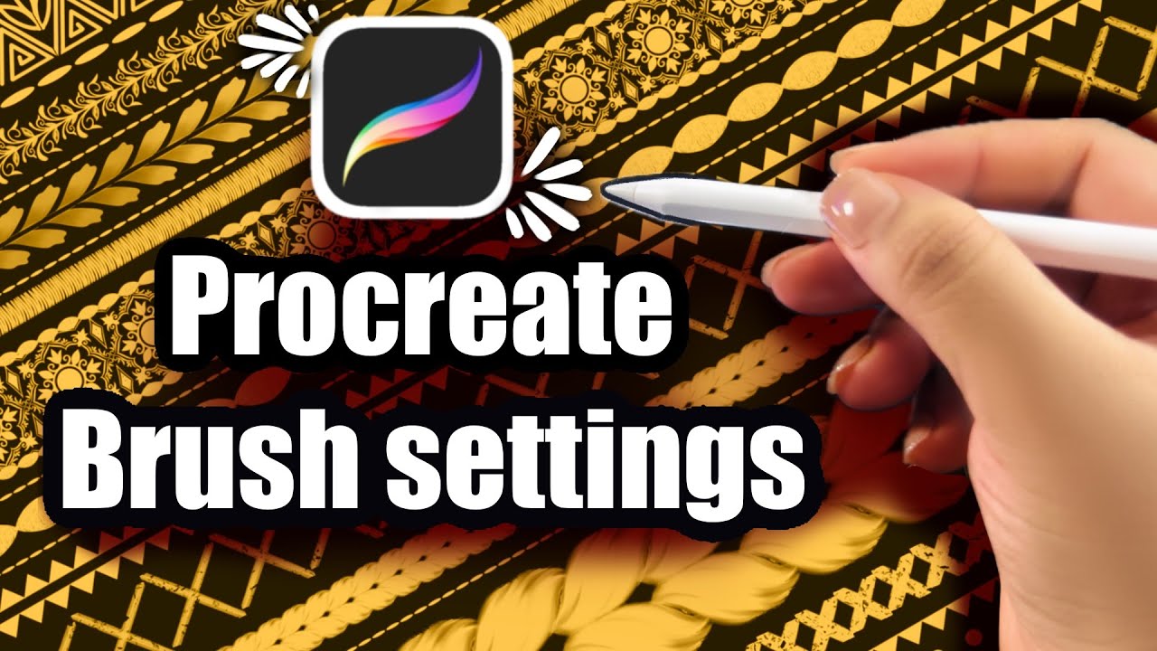 Make your own procreate brushes | procreate brush settings explained ...