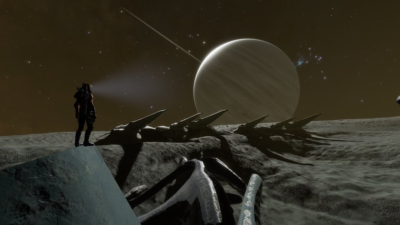 Surveying a thargoid structure - Part 1 - YouTube