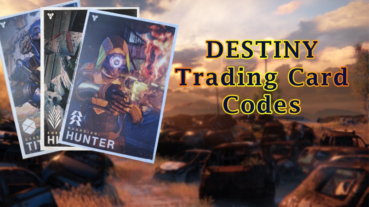 Destiny Trading Card Codes - YouTube