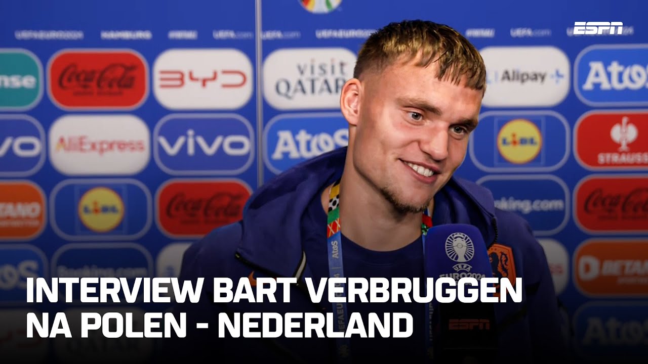 🧡 SPECIAAL GEVOEL bij BART VERBRUGGEN na EK-debuut 🦁 | INTERVIEW ORANJE - YouTube