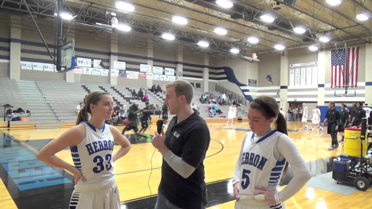 Interview with Grace and Molly Pospichal after Creekview win - YouTube