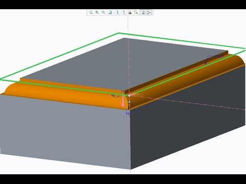 CREO - Sweep Tutorial 1 - YouTube