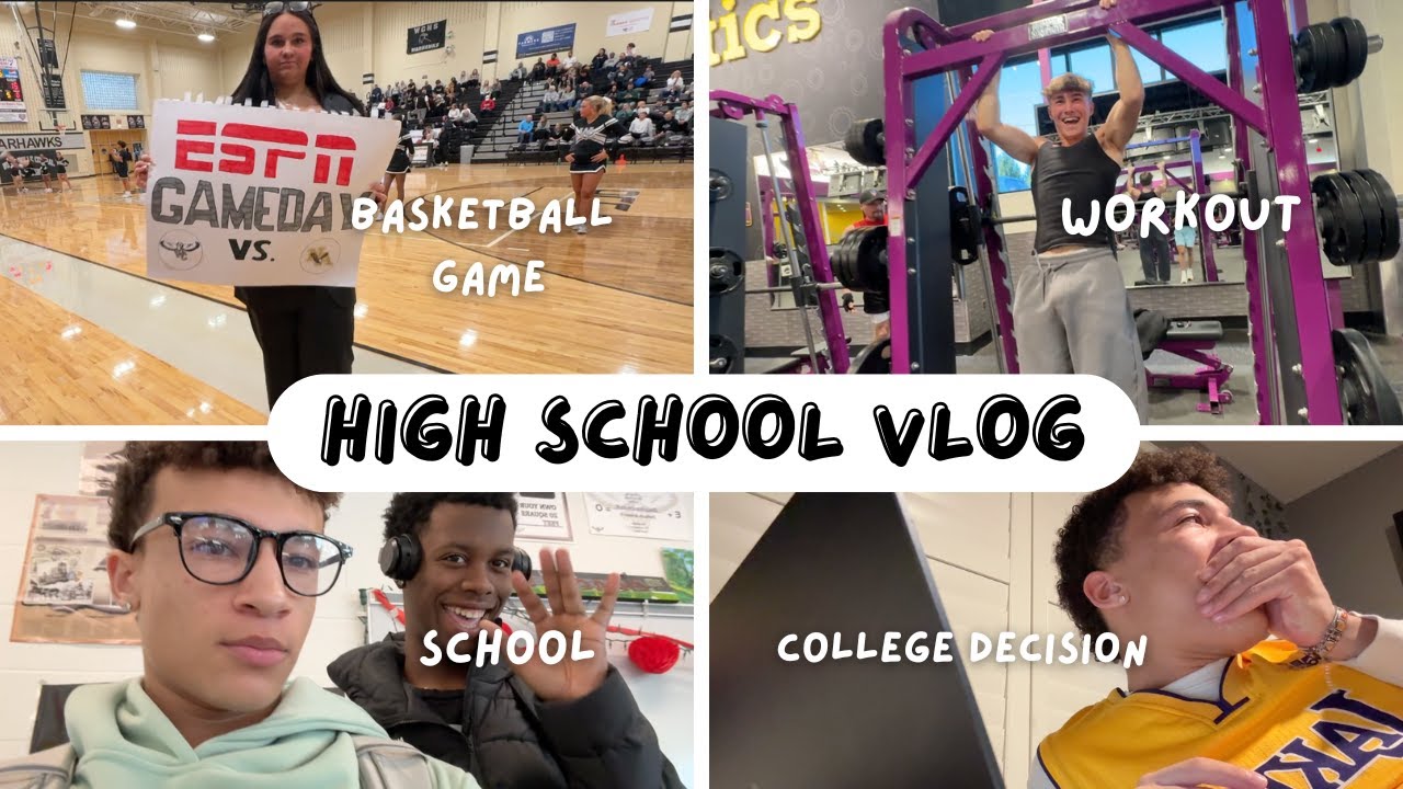 HIGH SCHOOL day in the life VLOG (productive + fun) - YouTube