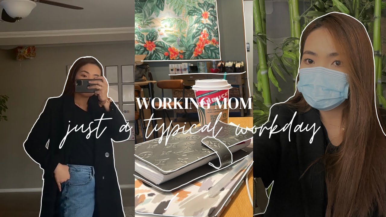 Full-time working mom of 2 🖤| ☀️morning routine | a typical day at work ...