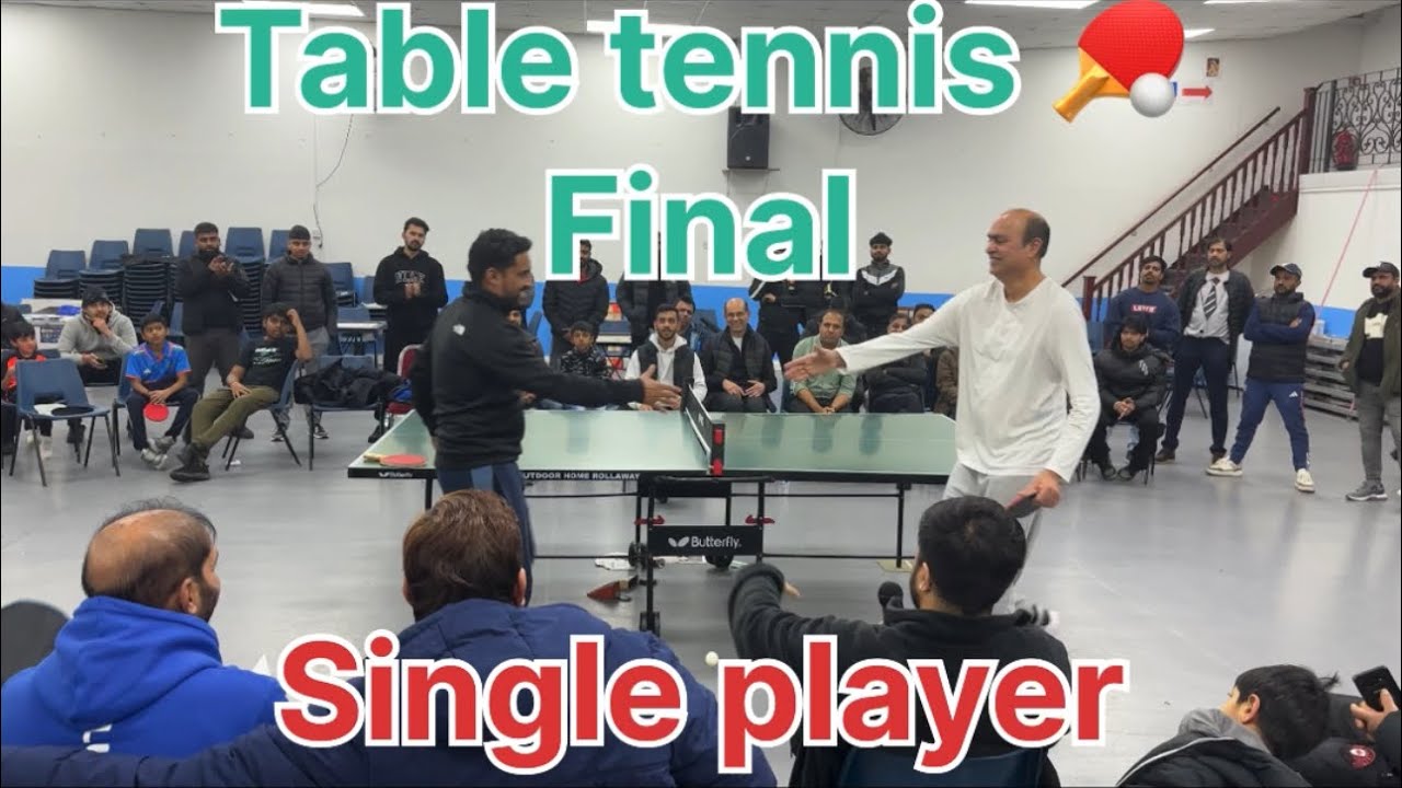 Table tennis 🏓 final 2024 single player || tandel samaj indoor game ...