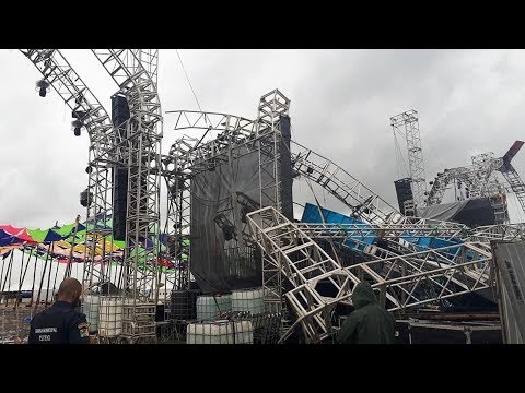 Stage Collapses Killing DJ Kaleb At Music Festival In Brazil-CAUGHT ON ...