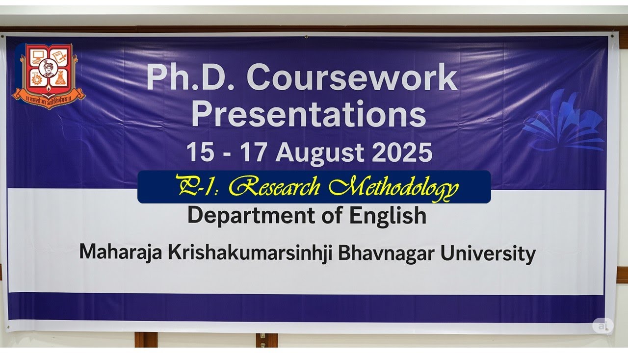 Research Methodology | PhD Coursework | Aug 2025 - YouTube