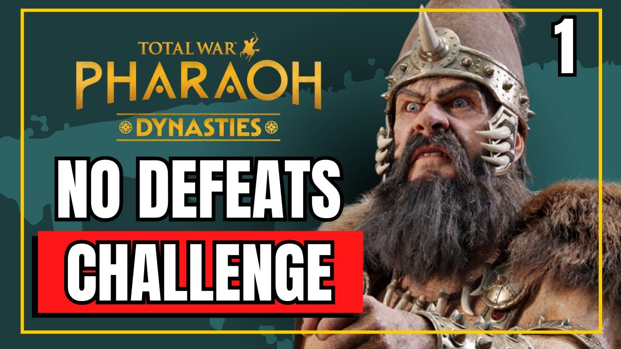 Brutal NO DEFEATS Challenge! Total War Pharaoh Dynasties Irsu Legendary ...