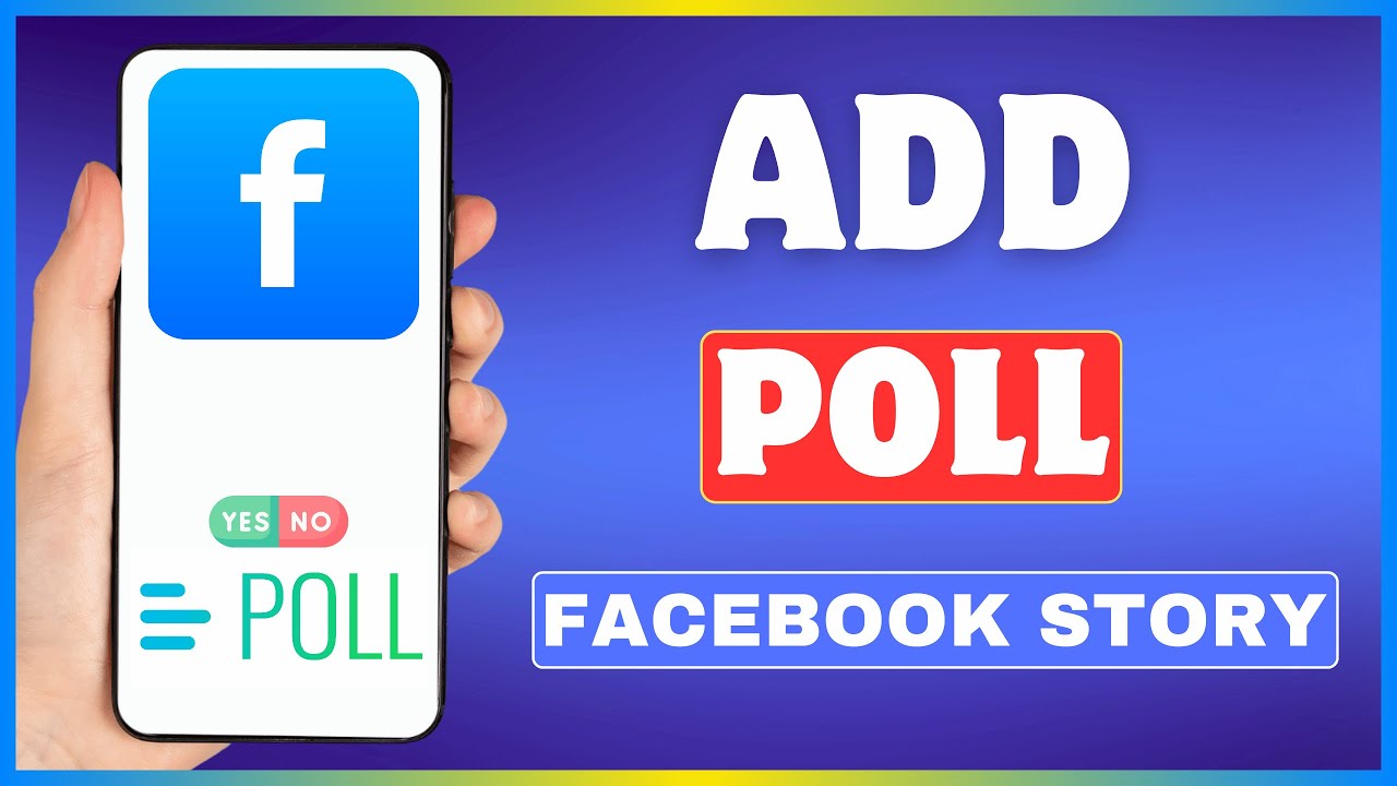 How To Add Poll On Facebook Story | Create Poll In Facebook Story - YouTube