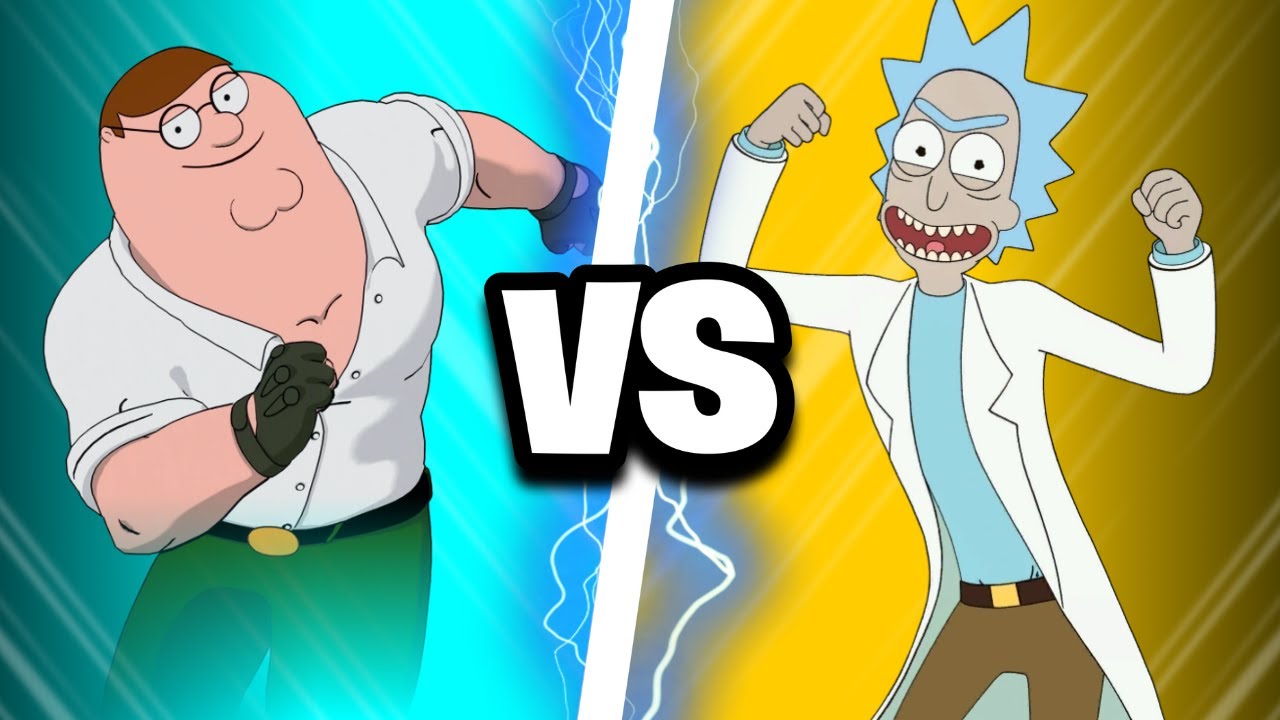 PETER GRIFFIN vs RICK SANCHEZ - YouTube
