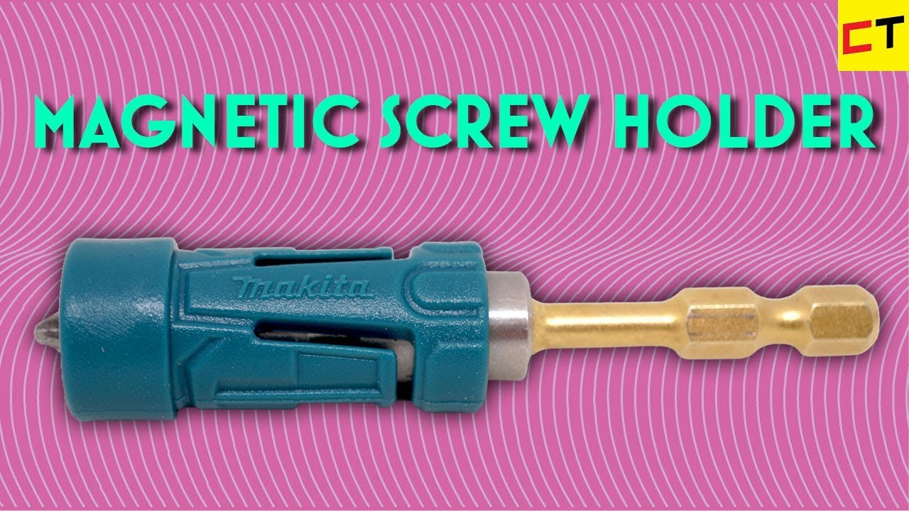 How to hold screws on your drill - YouTube