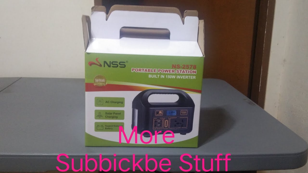 Unboxing the NSS power generator - YouTube