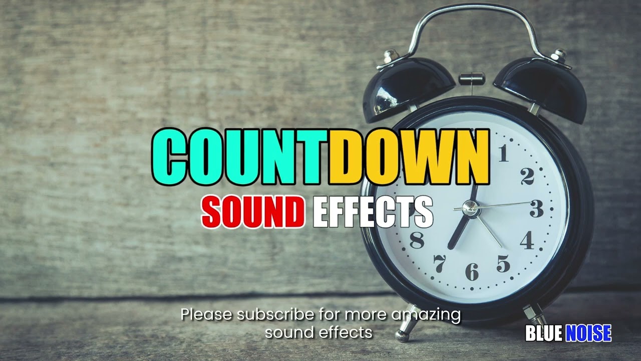 Countdown sound effect. - YouTube