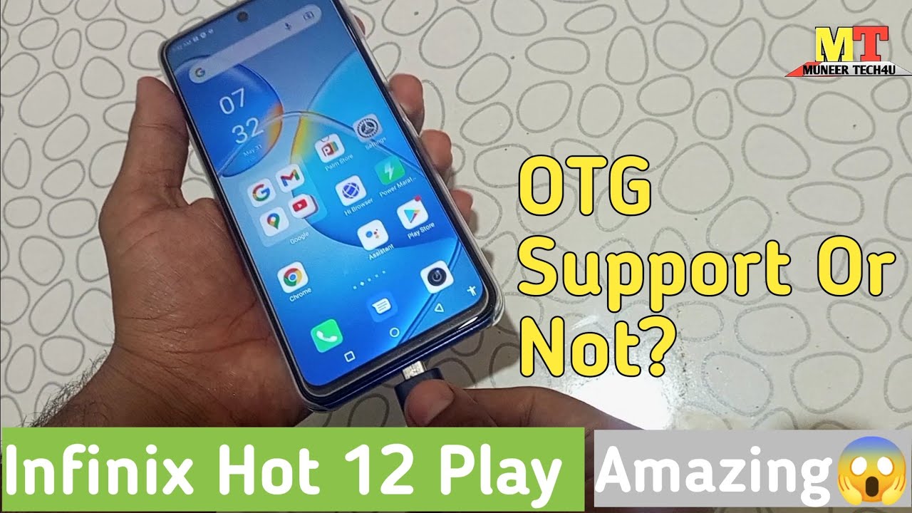 OTG Supports Hot 12 Play Infinix Or Not||Infinix Hot 12 OTG Test ...