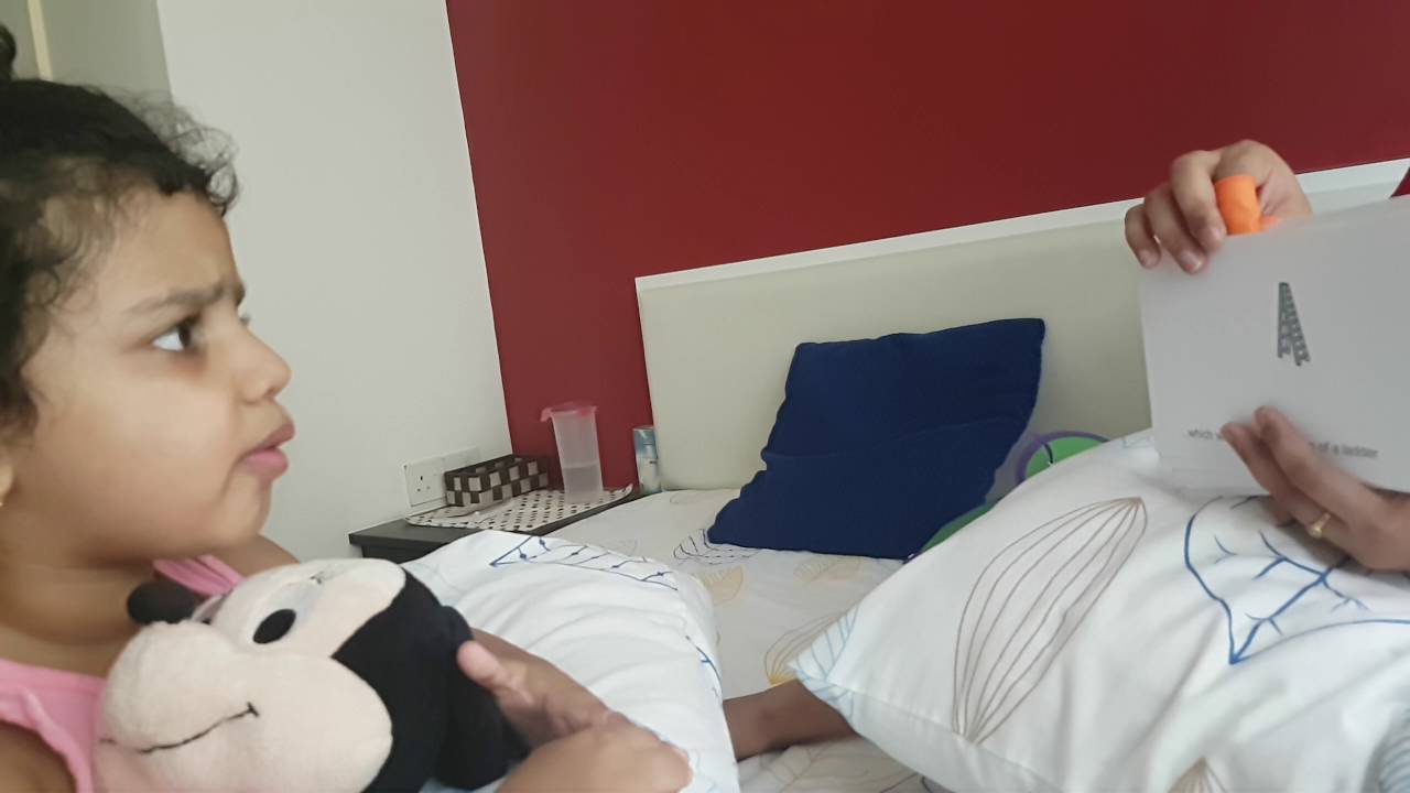 Glimpse of our linking memory session recommended in shichida class ...