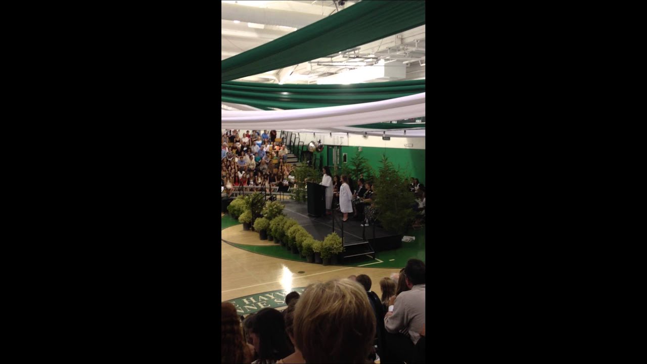 Devan Wilson's White Hill Middle School Graduation Speech - YouTube
