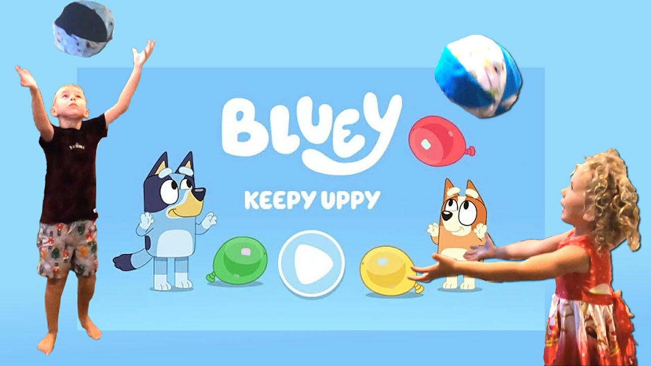 Bluey Theme Song | Keepy Uppy #blueyfamily - YouTube
