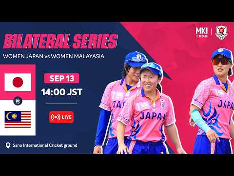 LIVE | Japan Women vs Malaysia Women | T20I - Game 3 | Bi-Lateral Series | English Commentary
