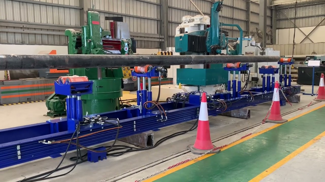 Megabore Pipe Handler Demo - YouTube