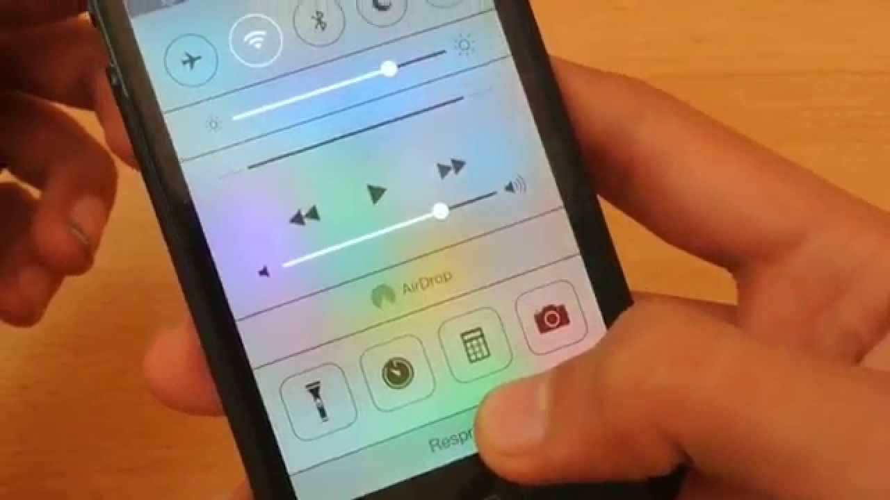 How To Get Respring Button in Control Center On iPhone iOS 7 - YouTube