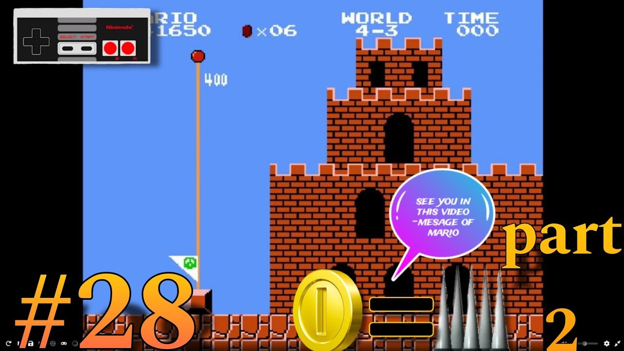 #28 Rom Hacks And Clones SMB1 But Coins Are Spikes Part 2 #smb #smb1 ...