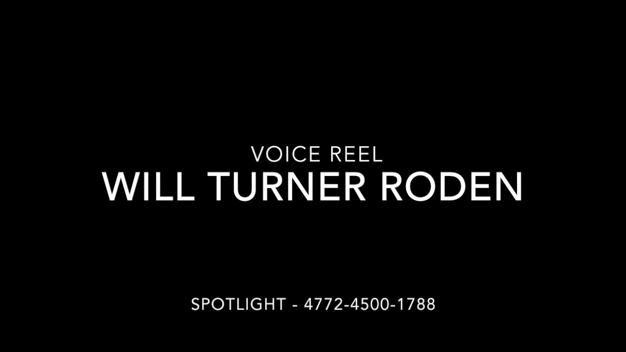 Will Turner Roden Voice Reel - YouTube