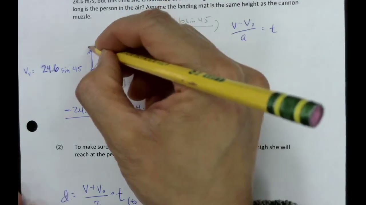 Physics: Kinematics – Projectiles – Quiz Explanations - YouTube