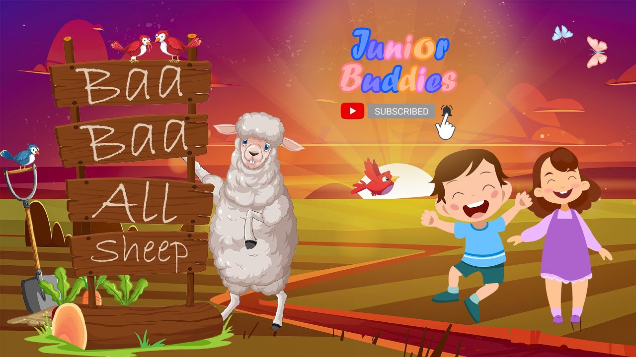 Baa Baa All Sheep | Baa Baa Black Sheep | Sharing is Caring | Kids ...