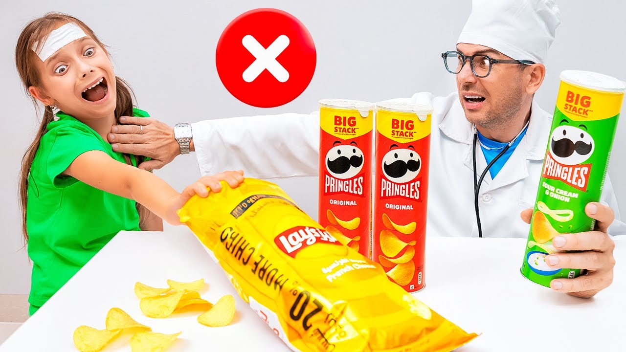 Sneaking Candy Adventure with Healthy Lessons for Kids - YouTube