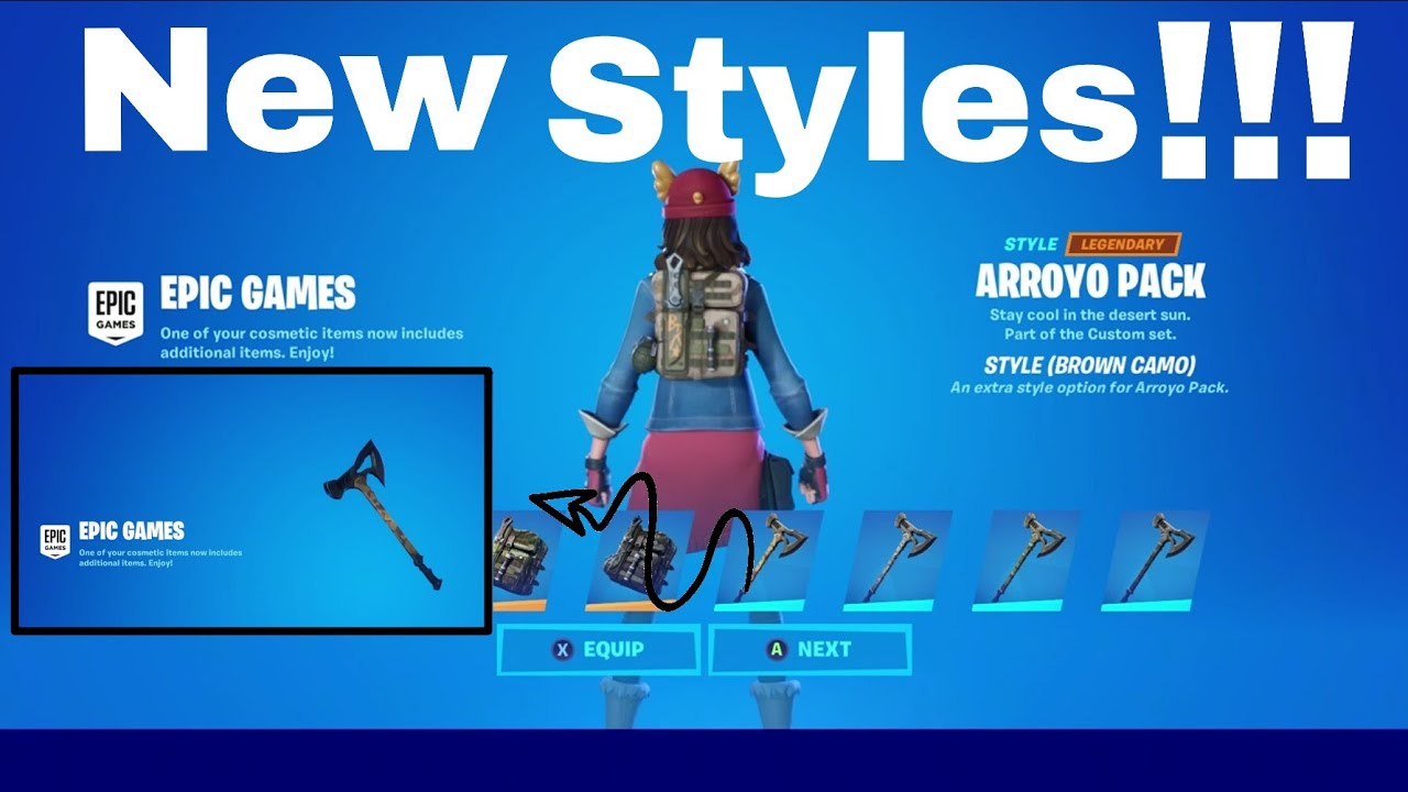 Gear Specialist Maya Back Bling and Pickaxe New Styles | Arroyo pack ...