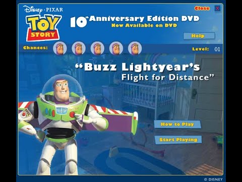 Pixar's Toy Story: Buzz Lightyear's Flight for Distance Playthrough ...
