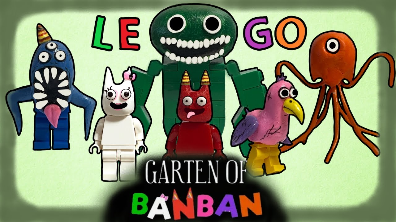Lego Garten of Banban | Garten of Banban | Stop Motion - YouTube
