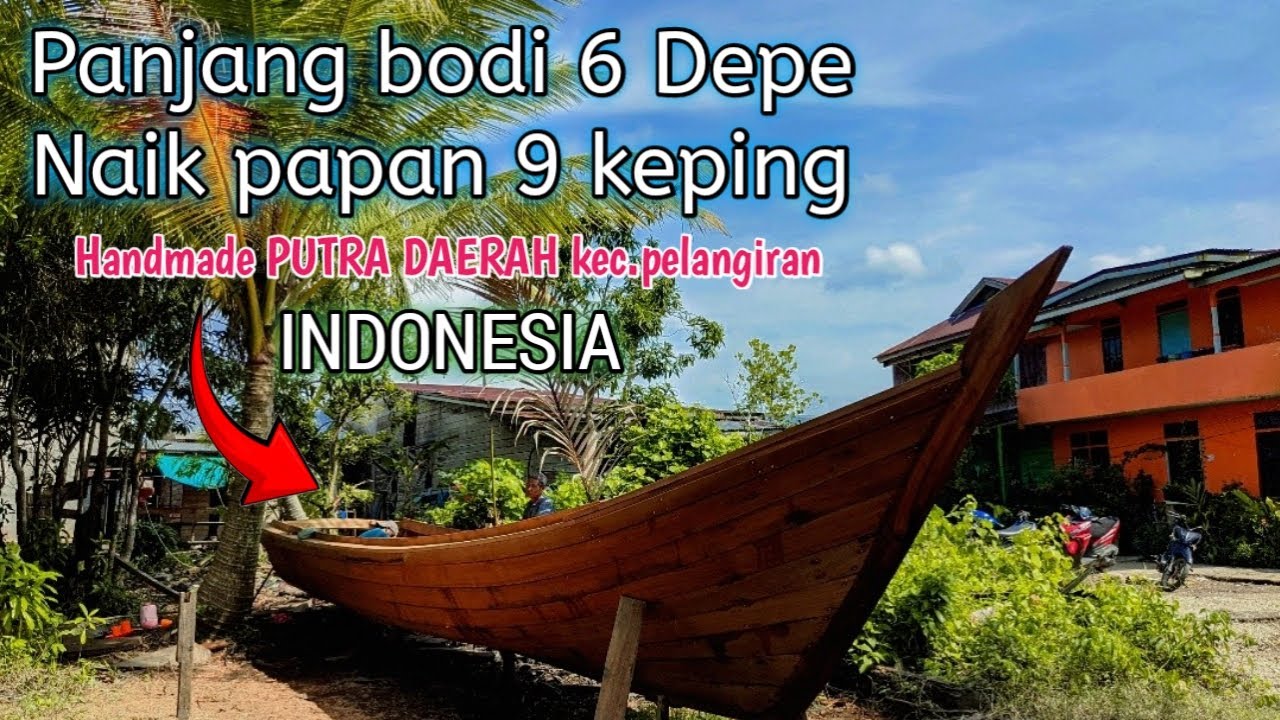 HAMPIR FINISH 🔴 PERAHU LONGBOAT MESIN TEMPEL YAMAHA 15PK - YouTube