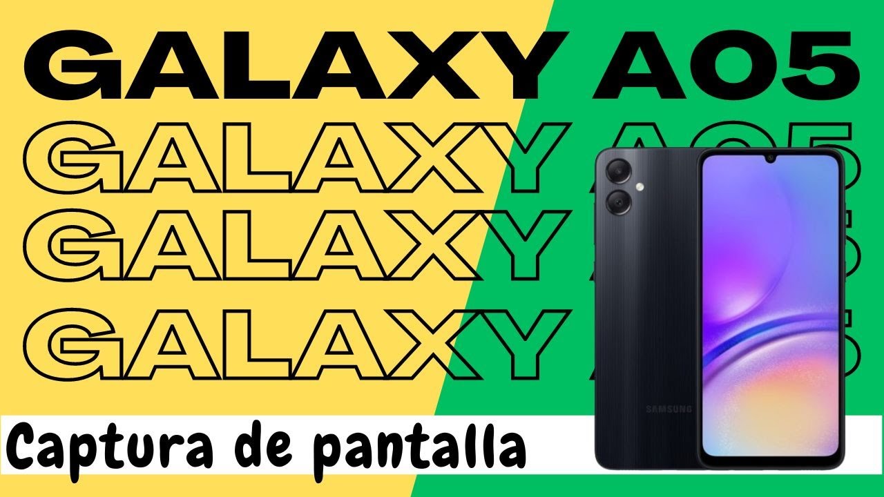 Captura de Pantalla del Samsung A05 A05s A05e - YouTube