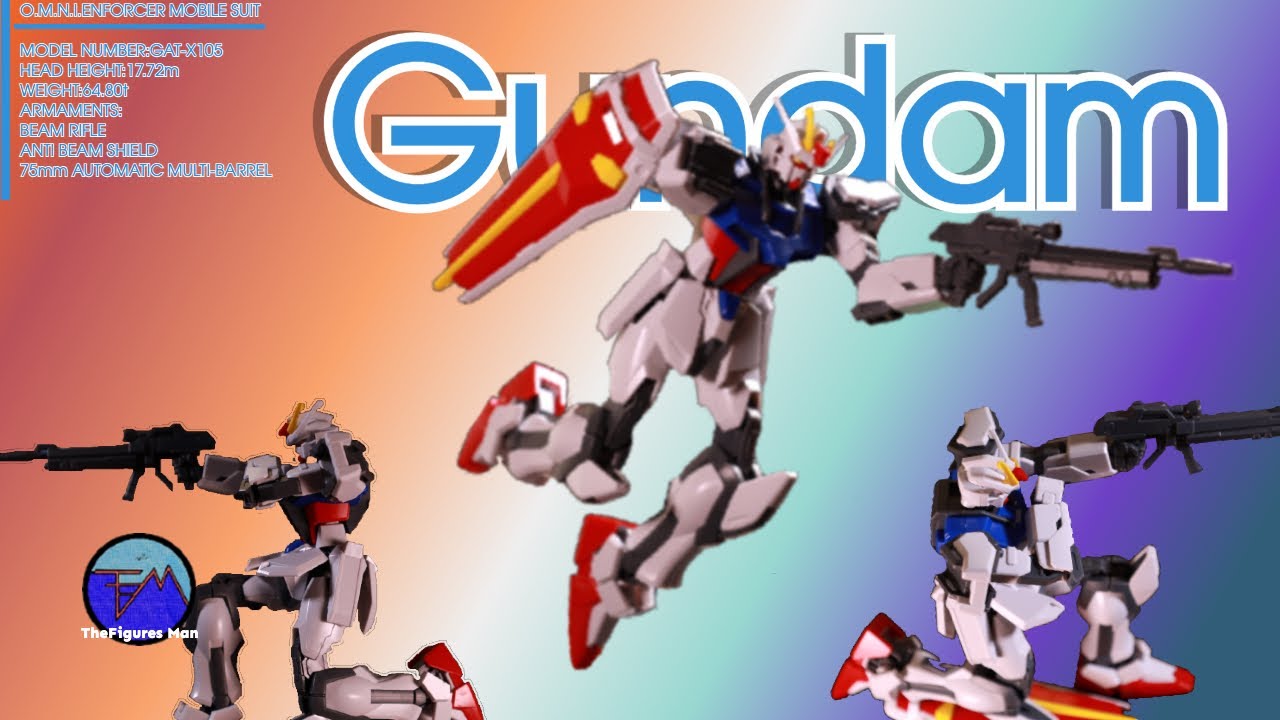 How To Make a Gundam Strike | GAT X105 | Model By BANDAI NAMCO | Speed ...