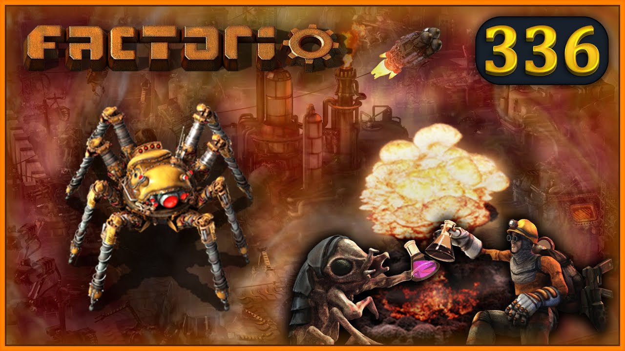 Factorio (4K) #336 - Mega-Spidertron 2 - YouTube