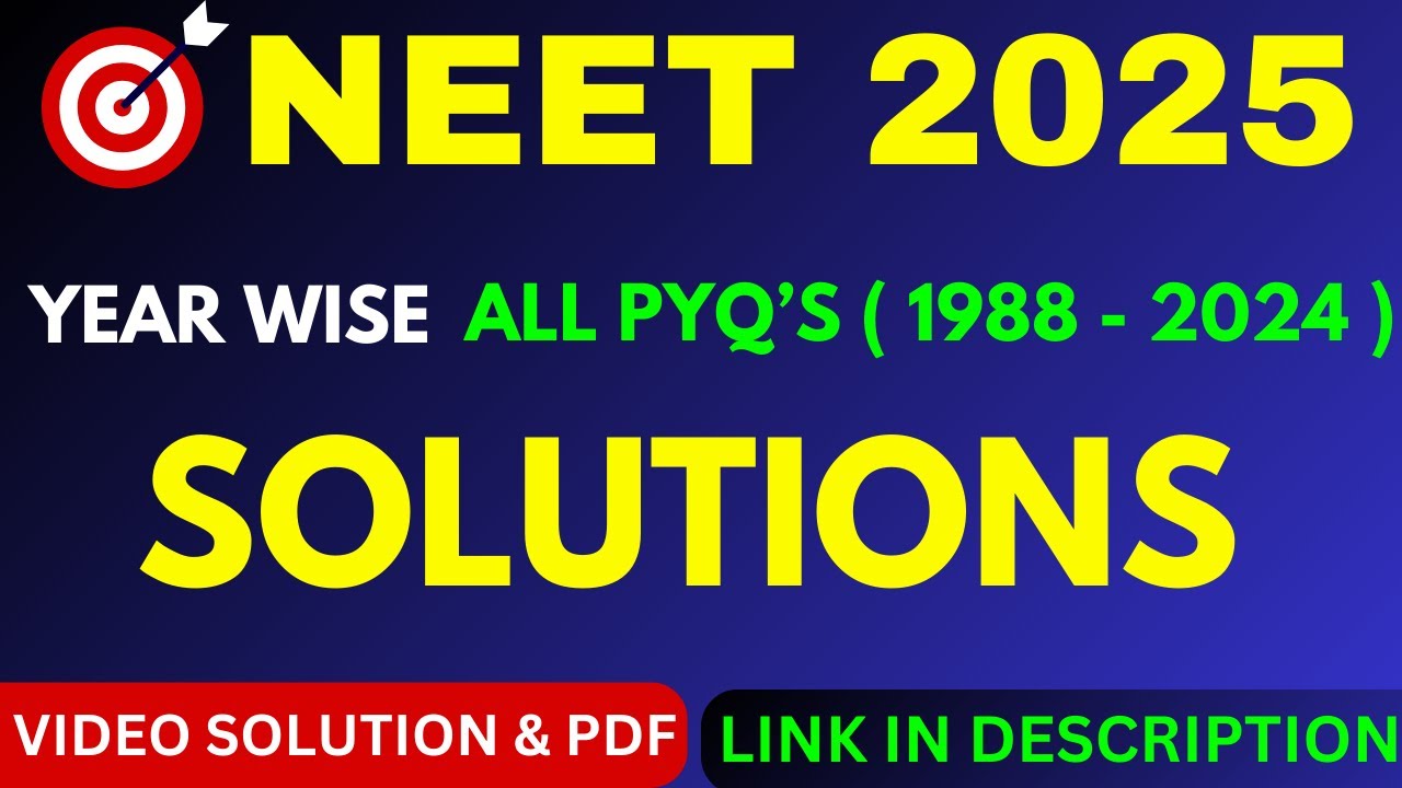 NEET | ONESHOT | PYQs YEARS WISE | SOLUTIONS II CHEMISTRY FORUM II NITISH SIR - YouTube
