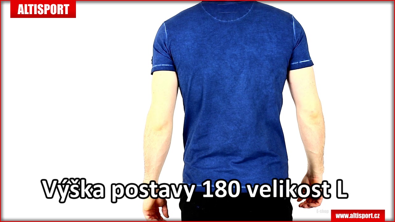 pánské triko s krátkým rukávem kixmi hadley tmavě modrá - YouTube