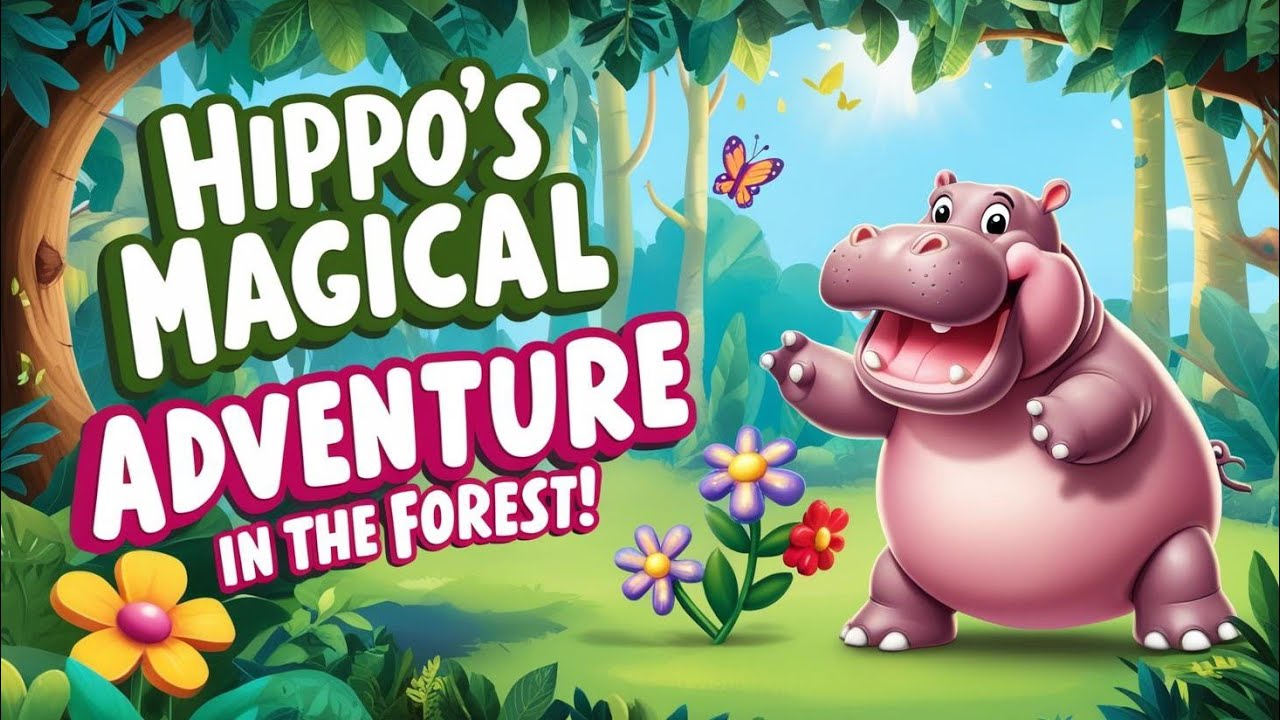 Hippo's Magical Adventure in the Forest! Happy Hippo - YouTube