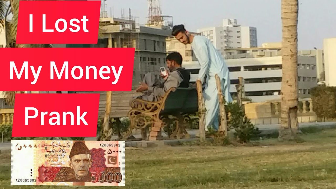 I Lost my money (prank) - YouTube