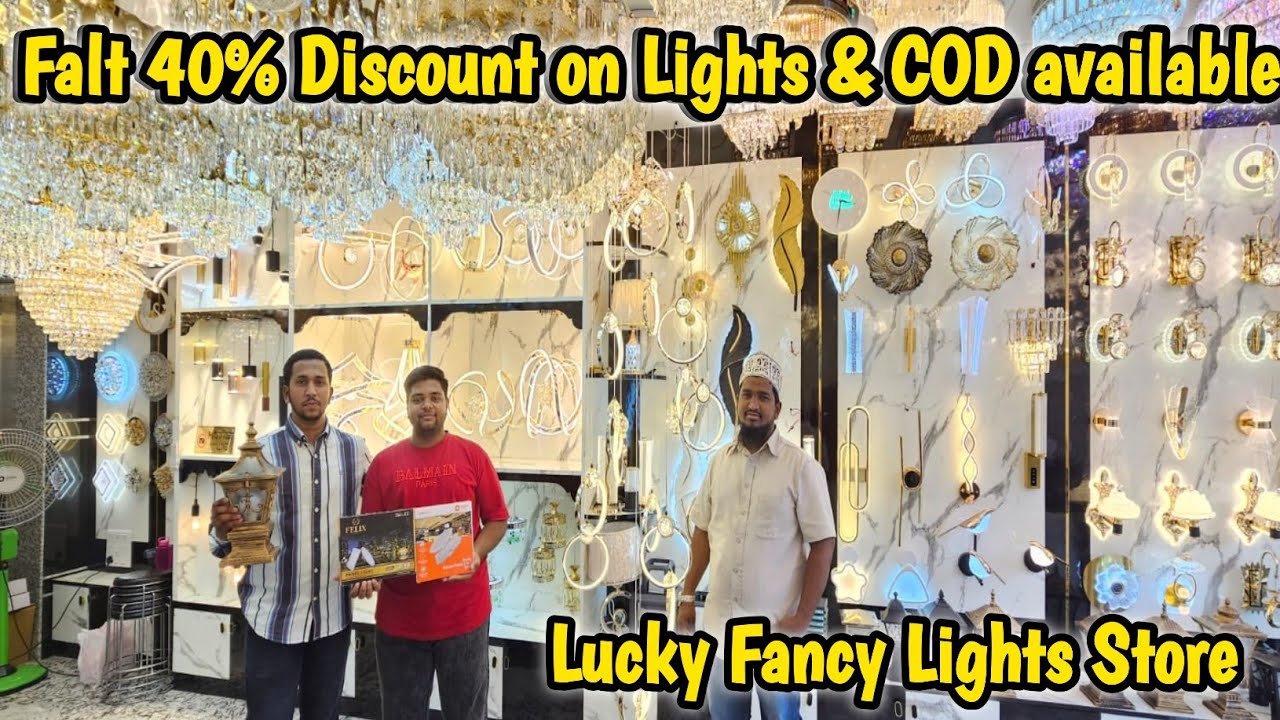 Falt 40% Discount on Lights & COD available | Ceiling, Elevation, Focus ...