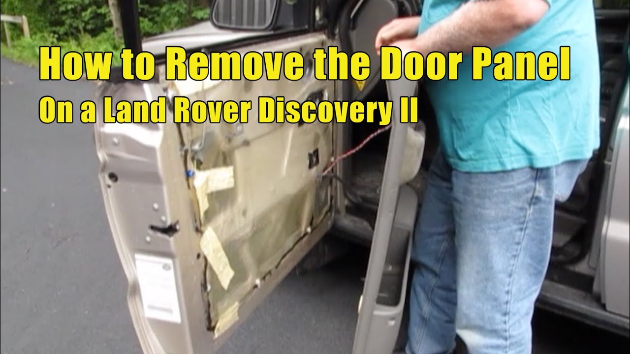 How to Remove a Door Panel on a Land Rover Discovery Series II ...
