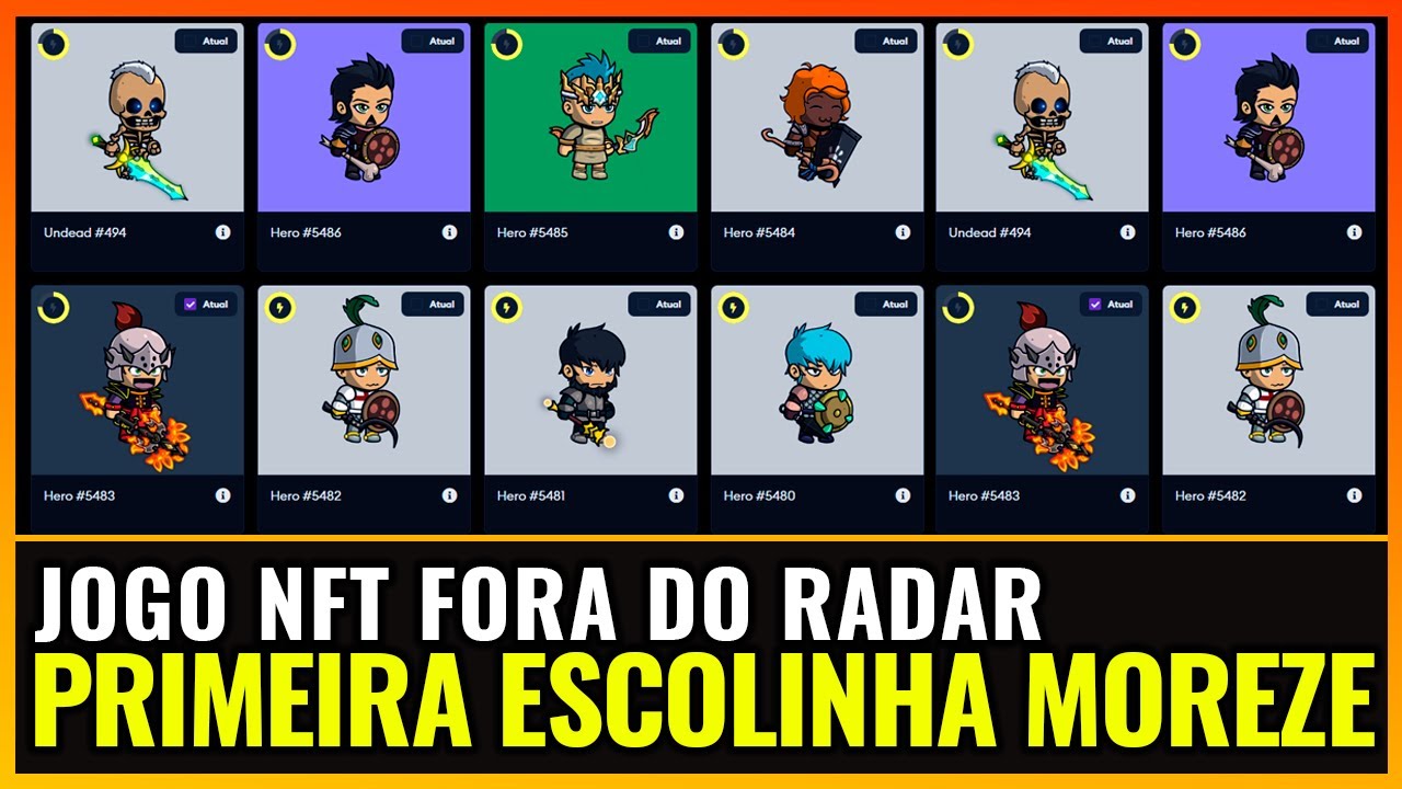 JOGO NFT GERA 19 DÓLARES RÁPIDO E PRIMEIRA ESCOLINHA DO CANAL MOREZE ...