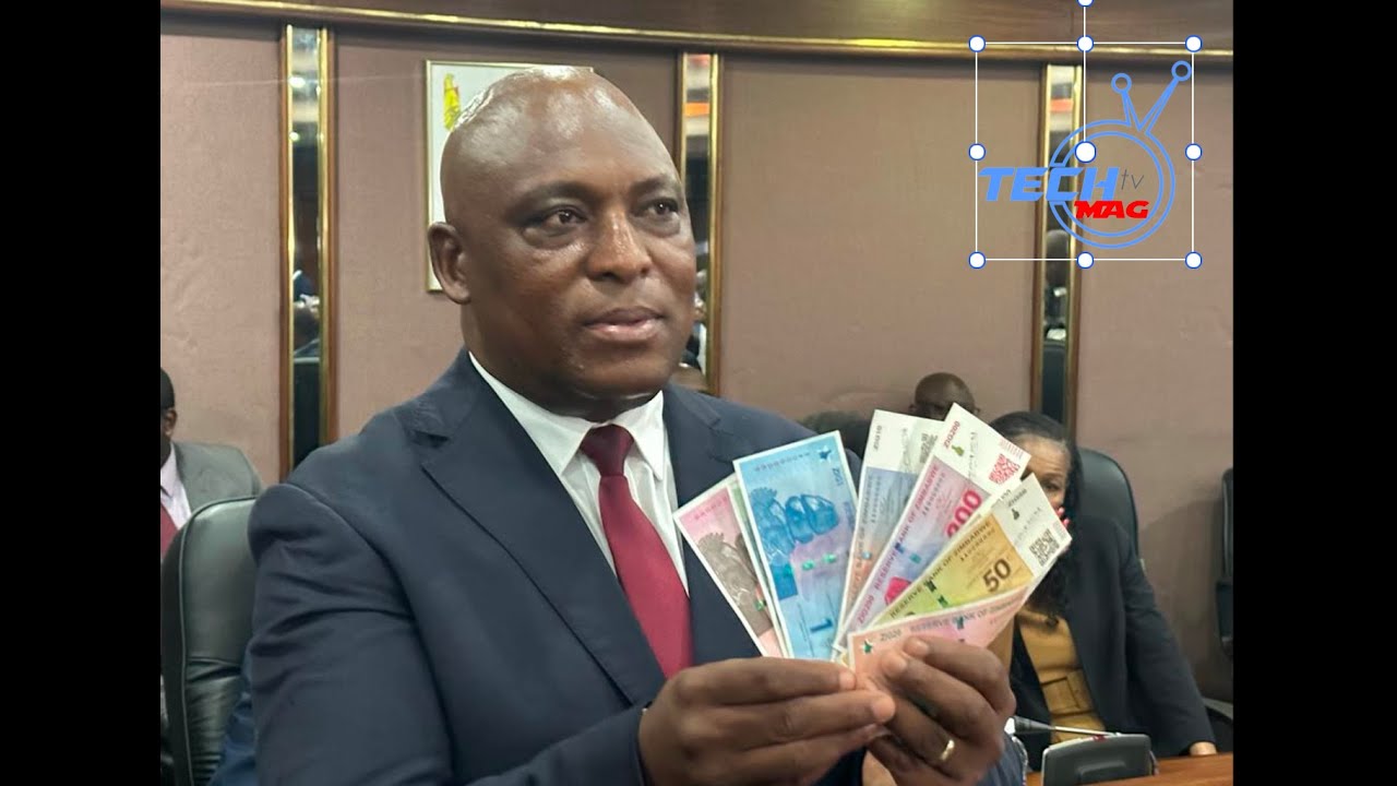 TechMagTV News : RBZ Governor Launches New Currency for Zimbabwe - YouTube