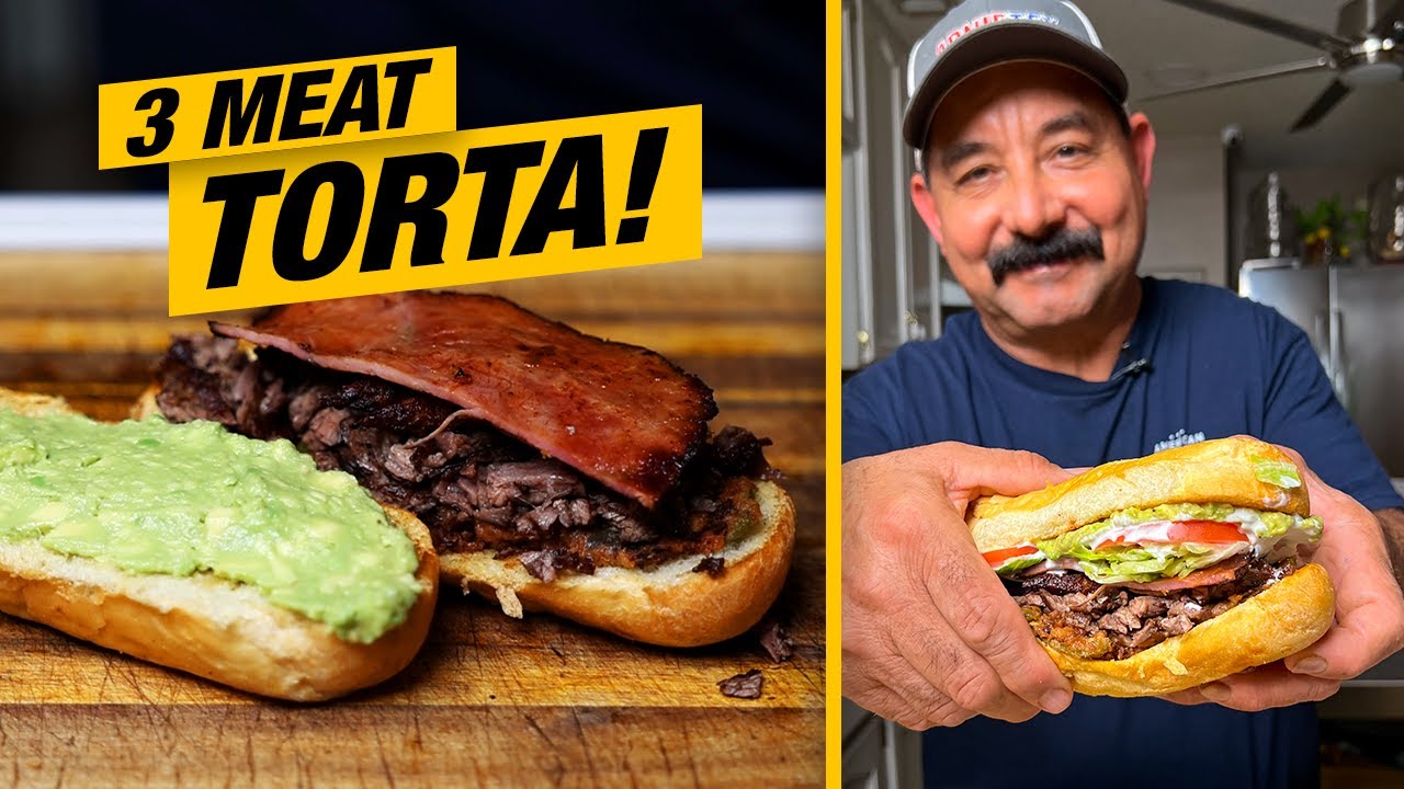 TEX MEX TORTA Recipe | The Most Delicious Mexican Sandwich You’ll Ever ...
