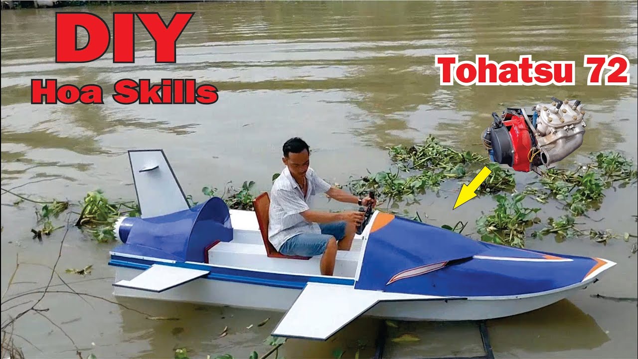 Full Video: 100 Days Making a Canoe in Air Plane Shape - Hoa Skill DIY ...