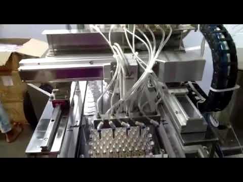 Blood collection automatic spraying and drying machine - YouTube