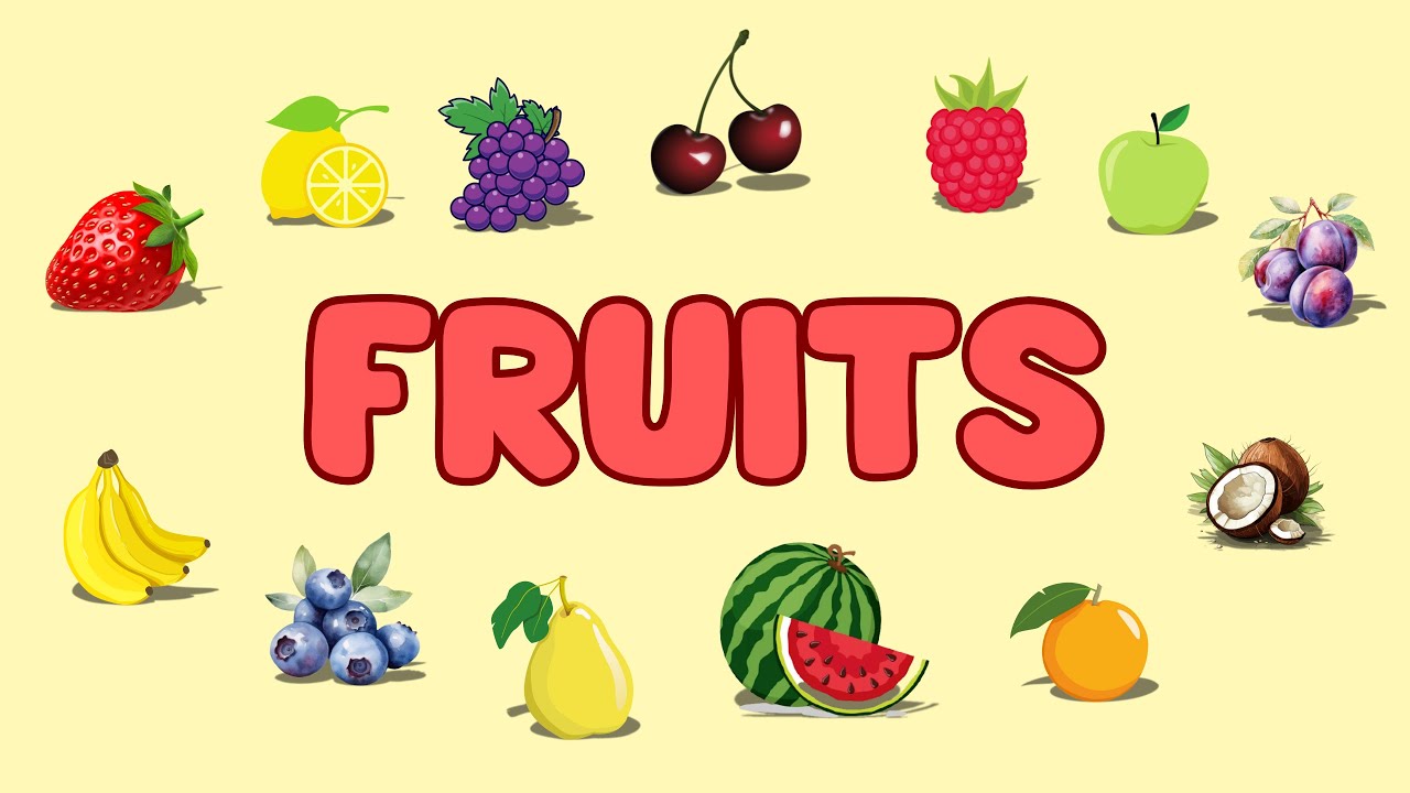 Fruits | Learn about the fruits | Educational Video for Kids | ZigZag ...